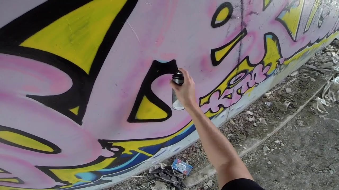 Graffiti - Dozer CT x Leshe TL // CLEAN LINE // Gopro 2018 - YouTube
