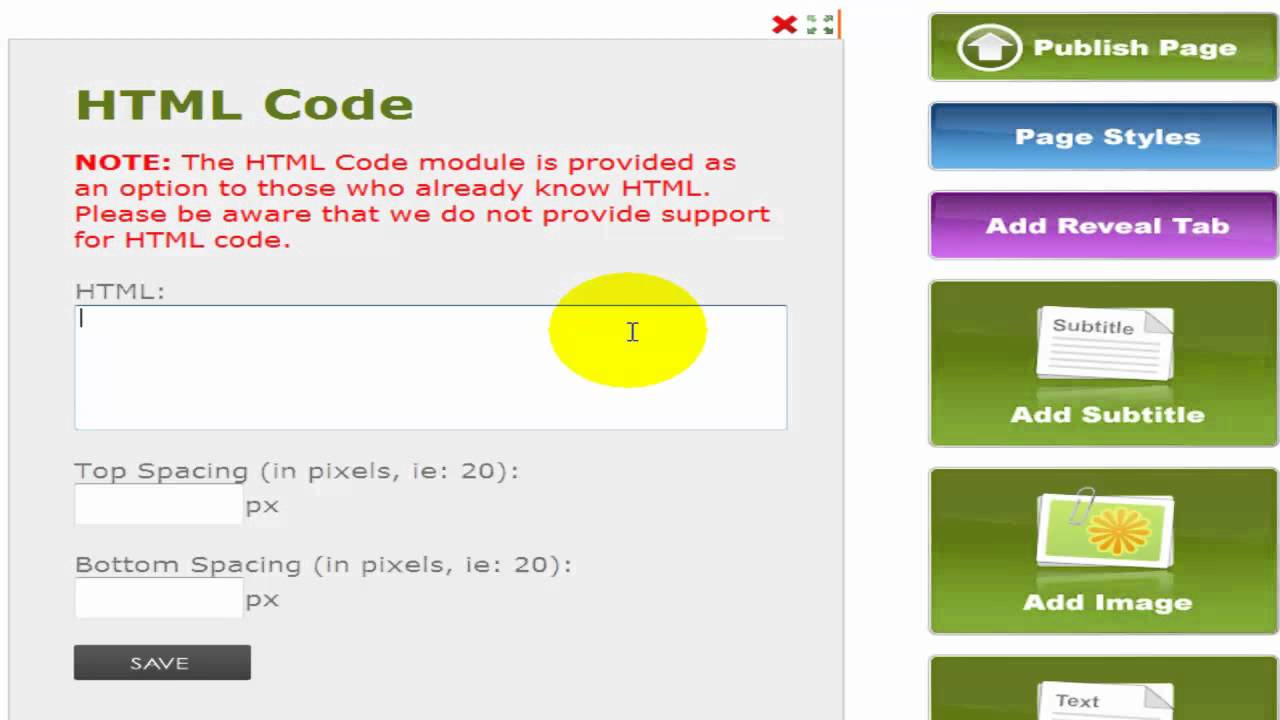 HTML Module - YouTube