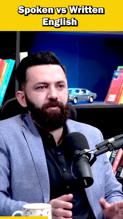 Spoken vs written English - YouTube