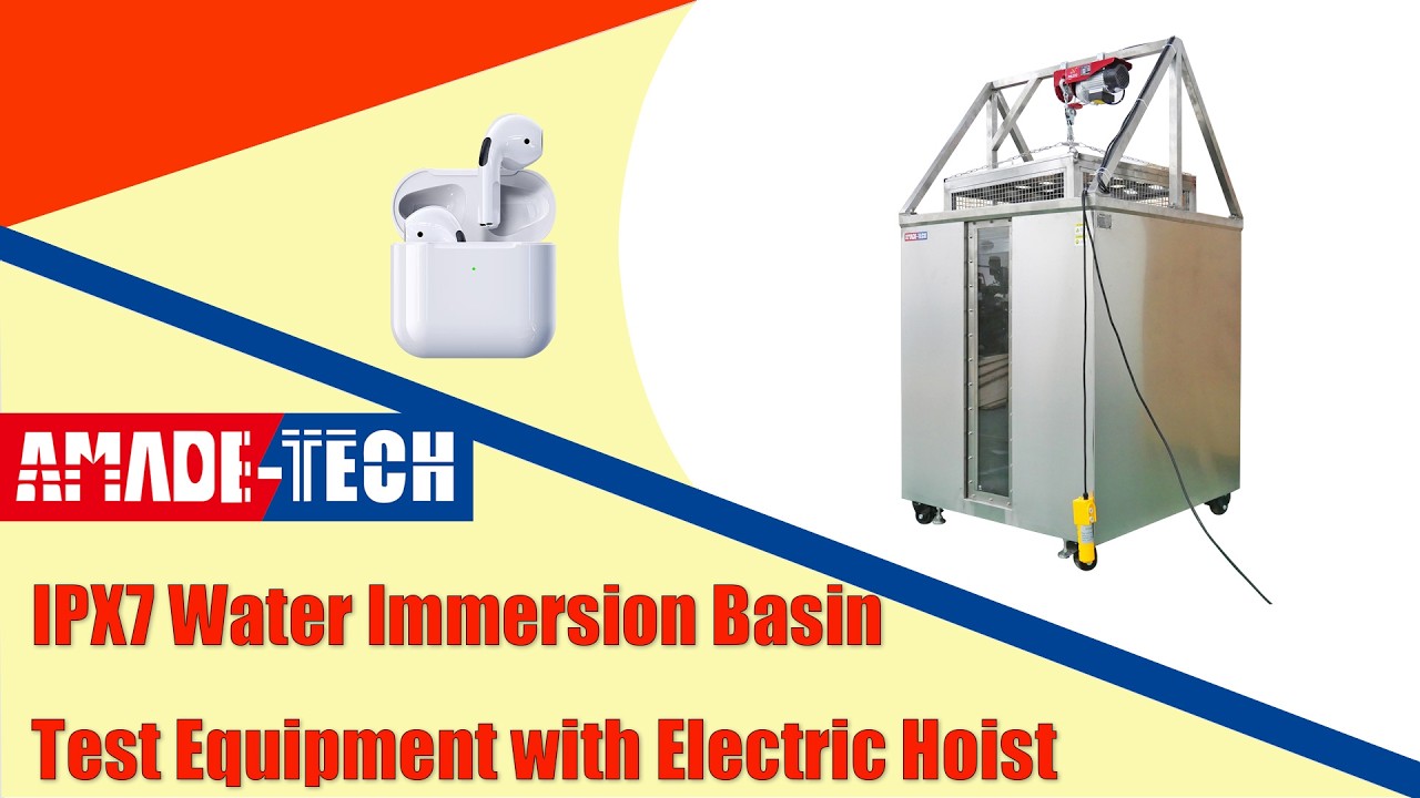 ISO 20653 IPX7 Water Immersion Basin Test Equipment with Electric Hoist ...