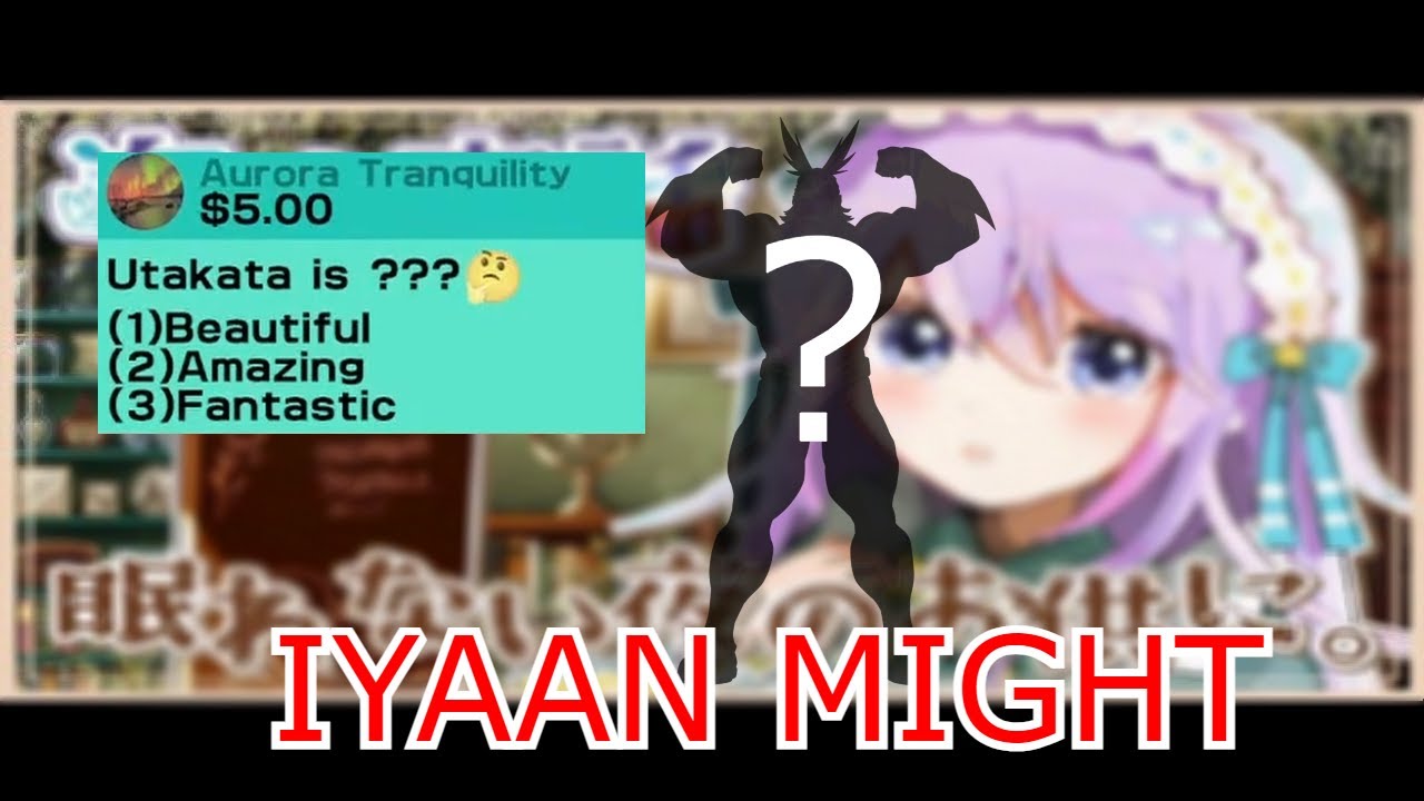vtuber Utakata Memory is all might - YouTube