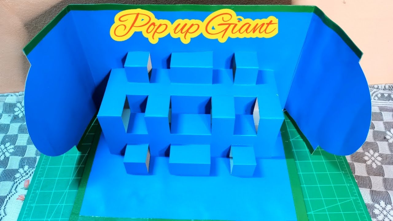 How to make Pop up Giant Idea|วิธีทำป๊อบอัพ 10 จุด|ครูหญิง|crafs by ...
