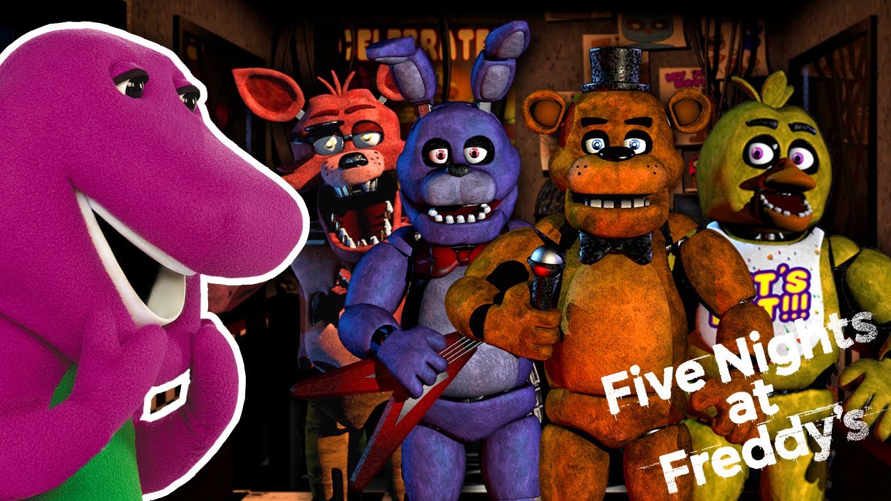 BARNEY SE PASA LA NOCHE MÁS DIFÍCIL DE FNAF 20/20/20/20 Y PASA ESTO… 😨 ...
