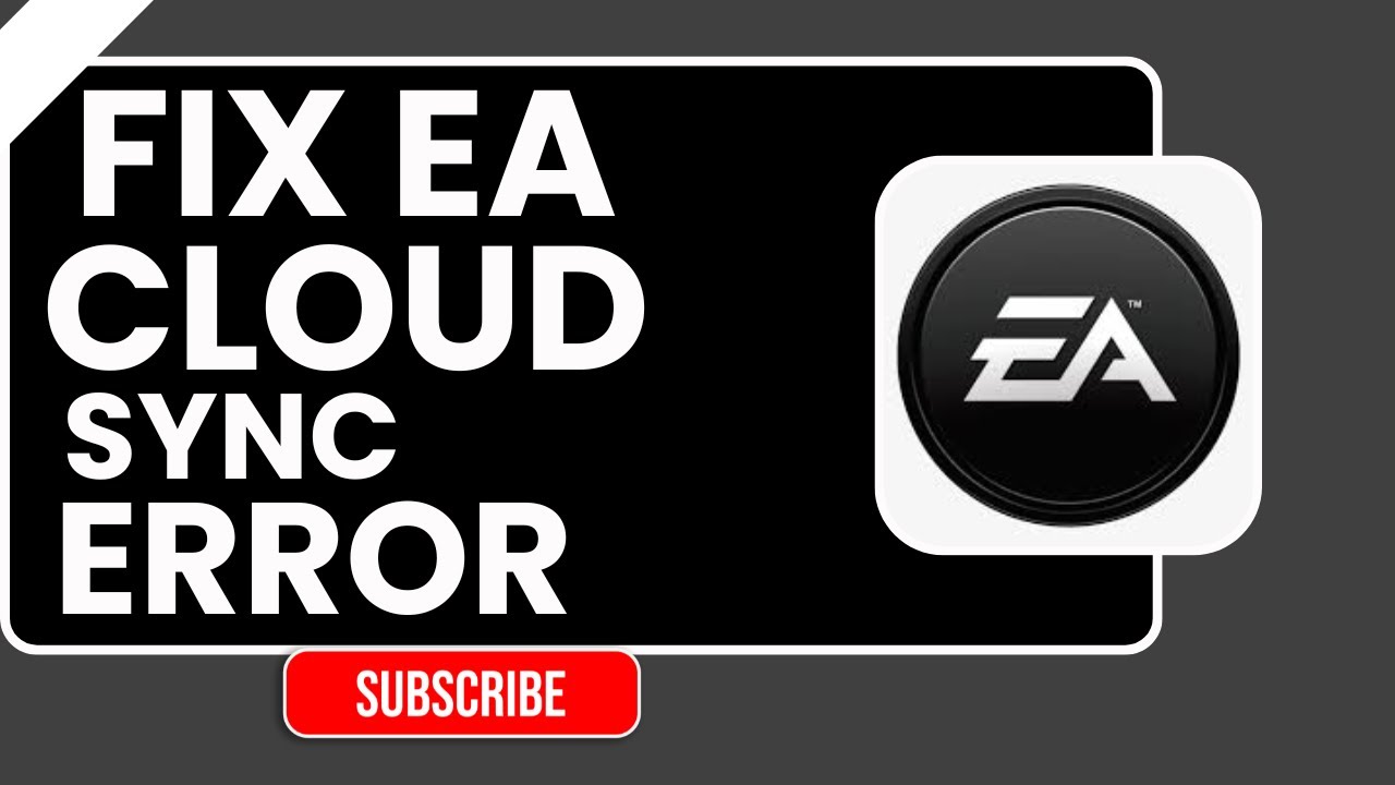 Fix EA App Cloud Sync Error (Step-by-Step 2026 Guide) - YouTube