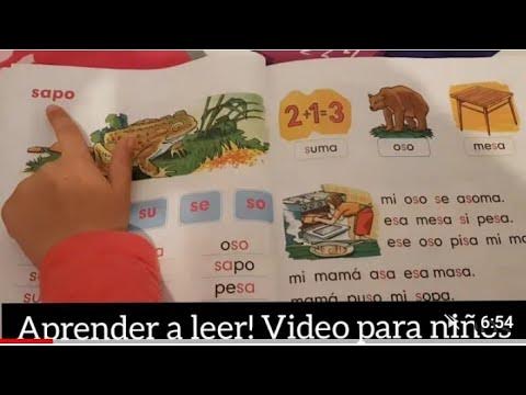La letra S s aprende a leer y escribir, sa se si so su # monosílabos # ...