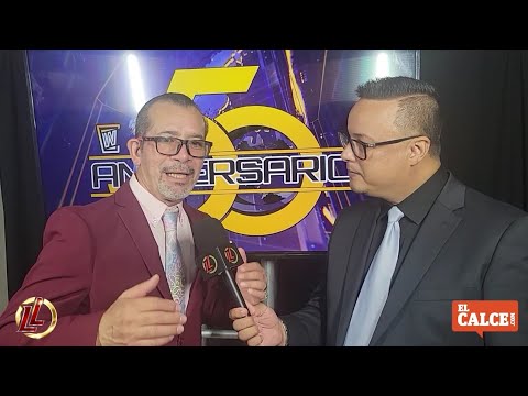 Axel Cruz bien feliz y agradecido en WWC Aniversario 50 - YouTube