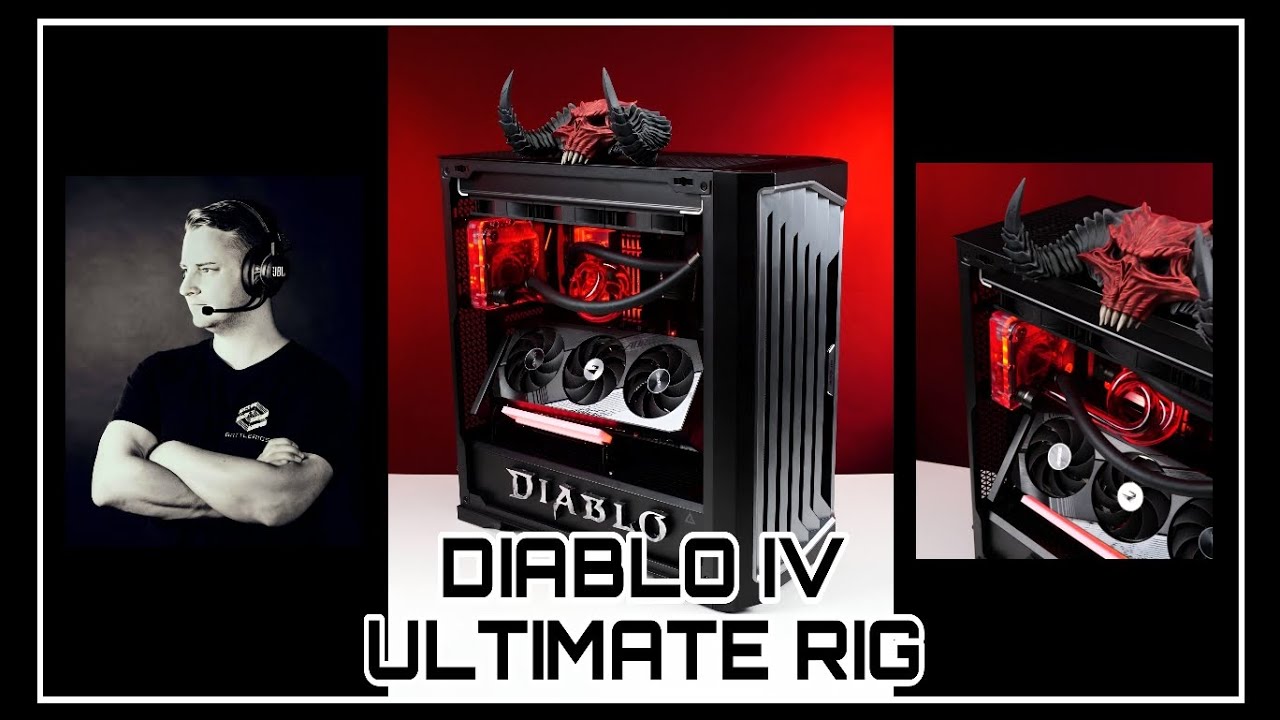 DIABLO IV | WATERCOOLED PC | CUSTOM MODDED GAMINGRIG - YouTube