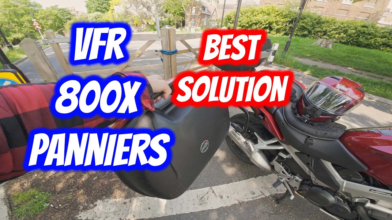 Best and Cheap Pannier Solution for the VFR 800X Crossrunner ! - YouTube