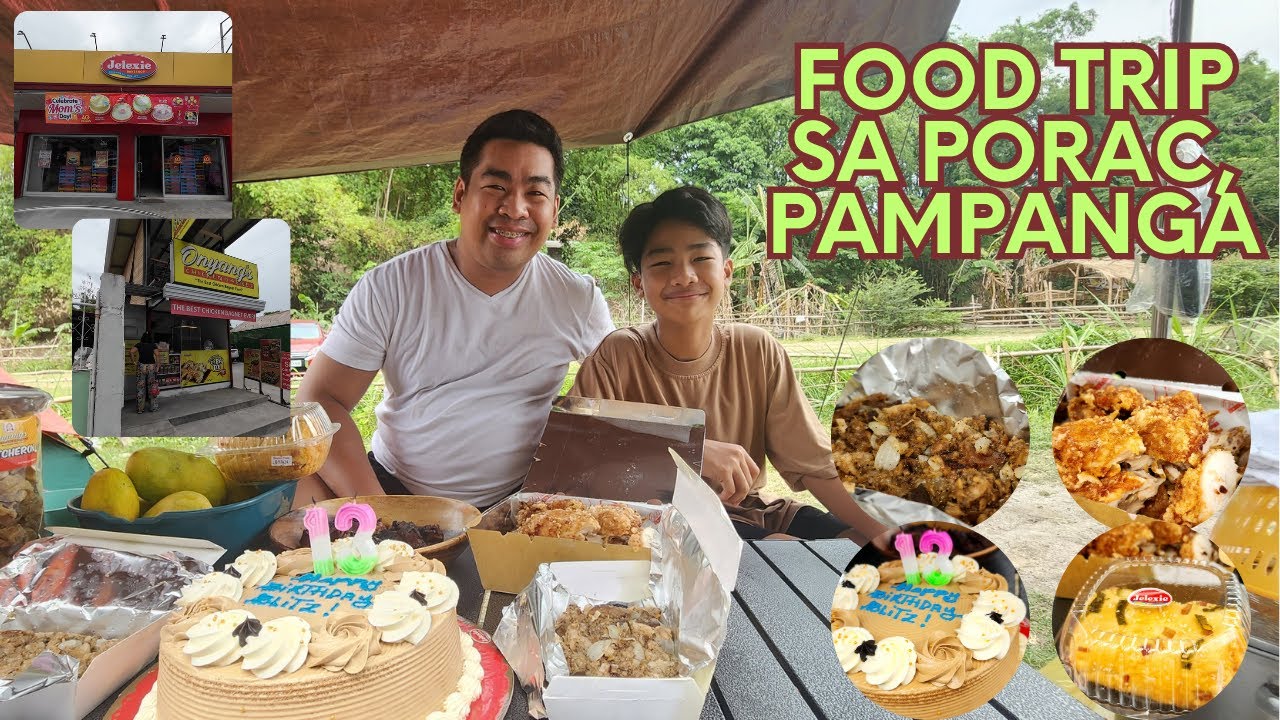 Food Trip sa Porac Pampanga Onyangs and Jelexie's - YouTube