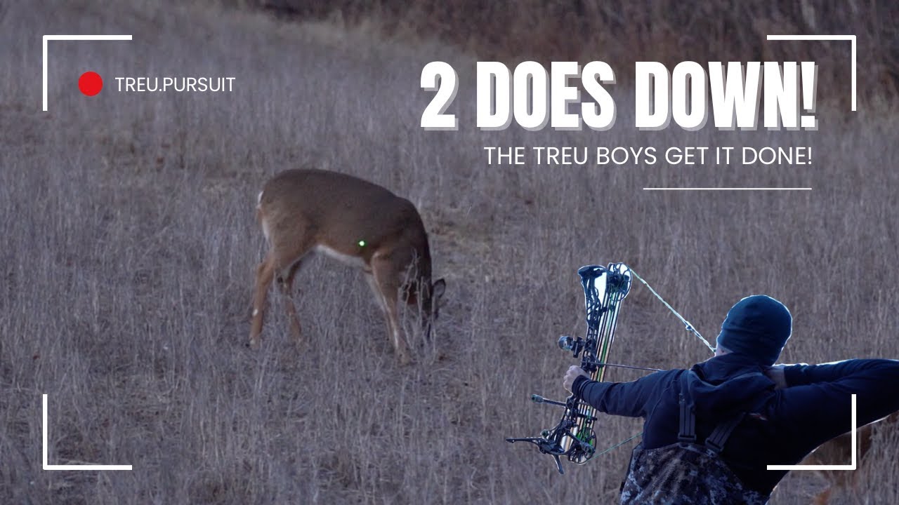 Late Season Archery // DOUBLE DOE DOWN! - YouTube