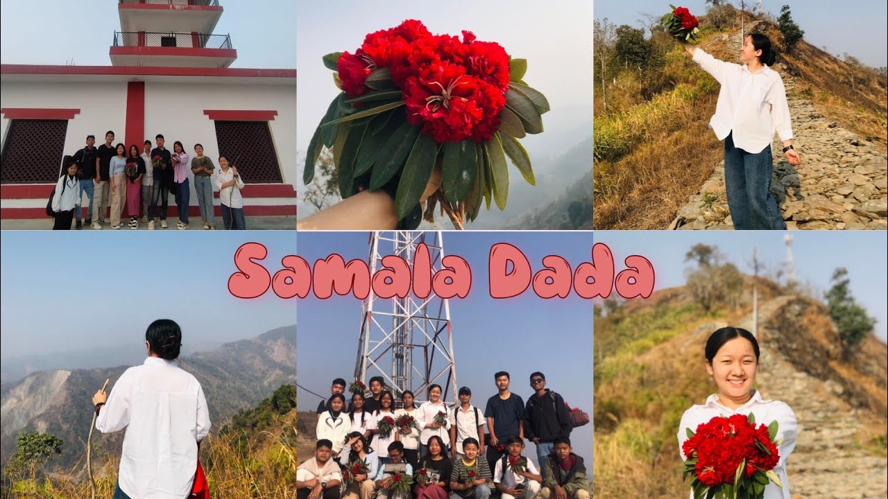 Samala Dada 🥰 ️ || Hidna Garo vyo😪 || Kati dherai dada chadnu pareko😪😱 #samala_dada #hiking ...