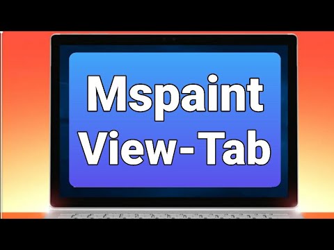 MS Paint View Tab, How to use view tab in MS Paint,Paint cha wapar kasa ...
