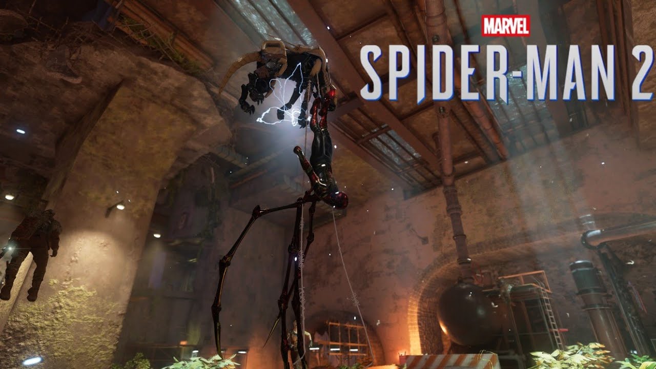 Marvel's Spider-Man 2 Garden Hunter Base Destroyed With MCU Iron Spider ...