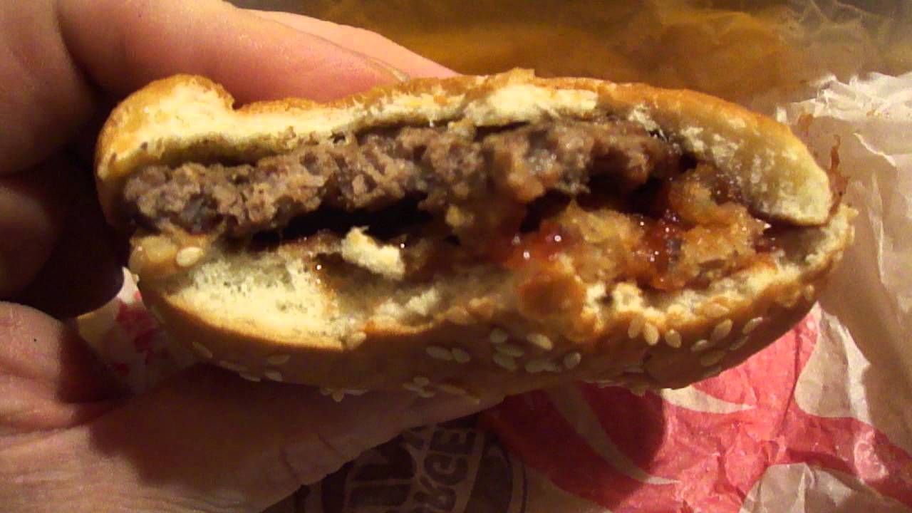 Burger king rodeo burger - YouTube