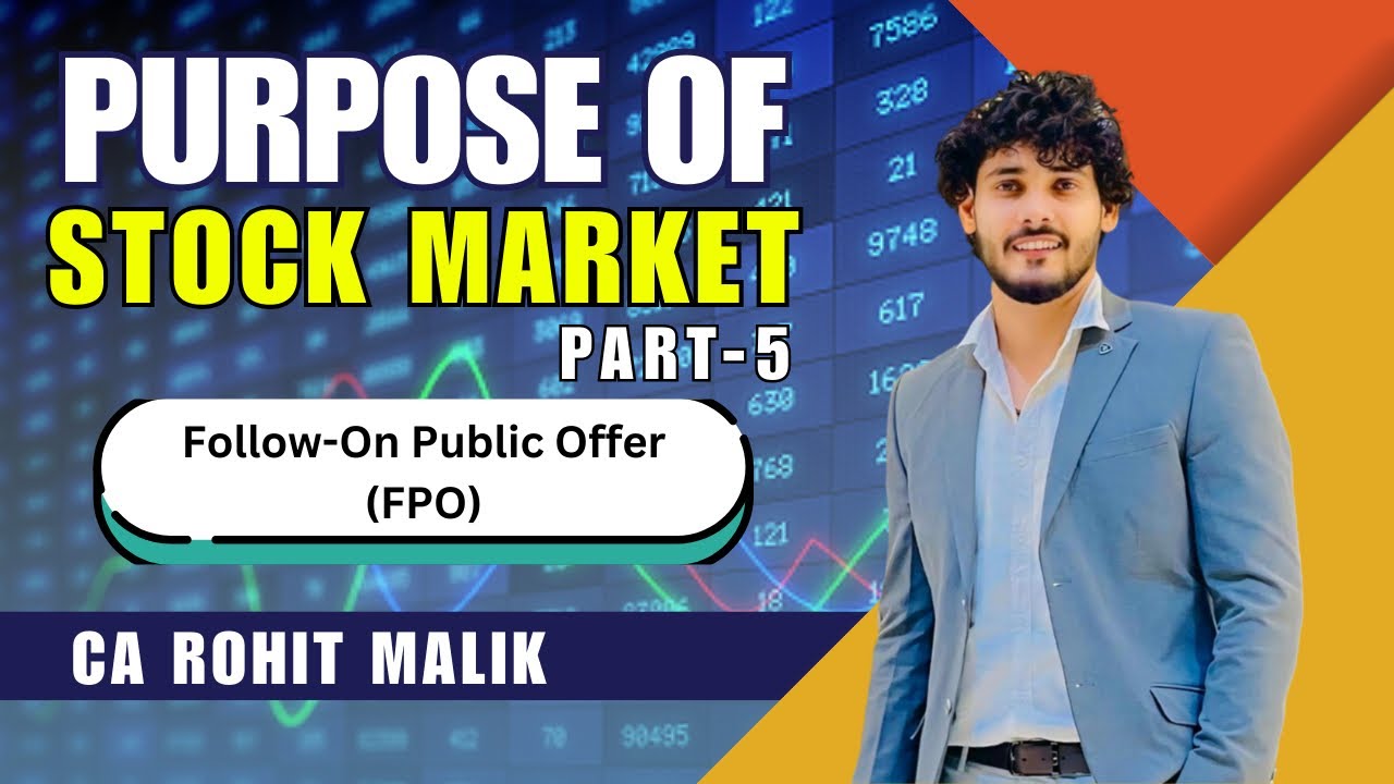 FPO: Follow-on/Further Public Offer #stockmarket #stocks # ...