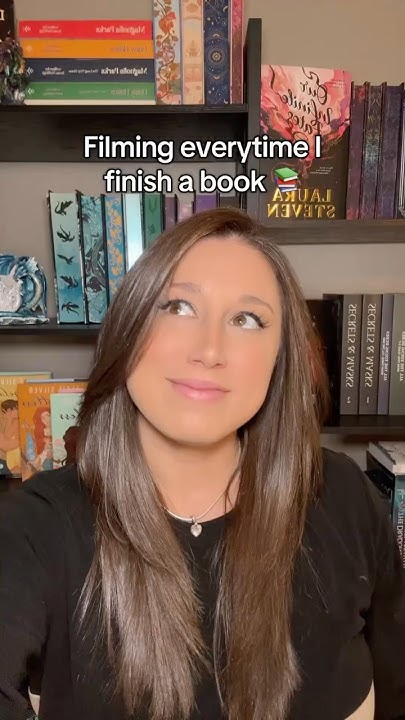 Filming every time I finish a book 📚 #booktube #readingvlog # ...
