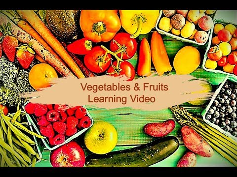 Learning | VEGETABLES & FRUITS - YouTube