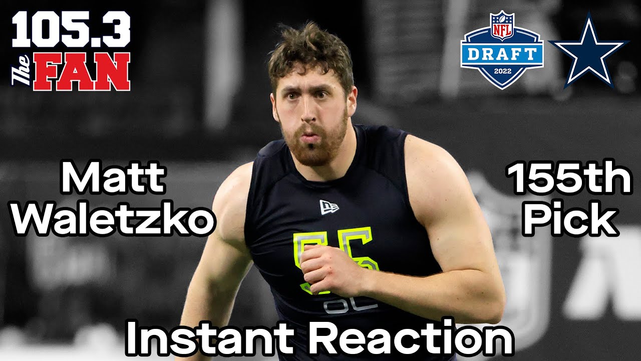 Cowboys Select North Dakota OL Matt Waletzko With The 155th Pick | 2022 ...