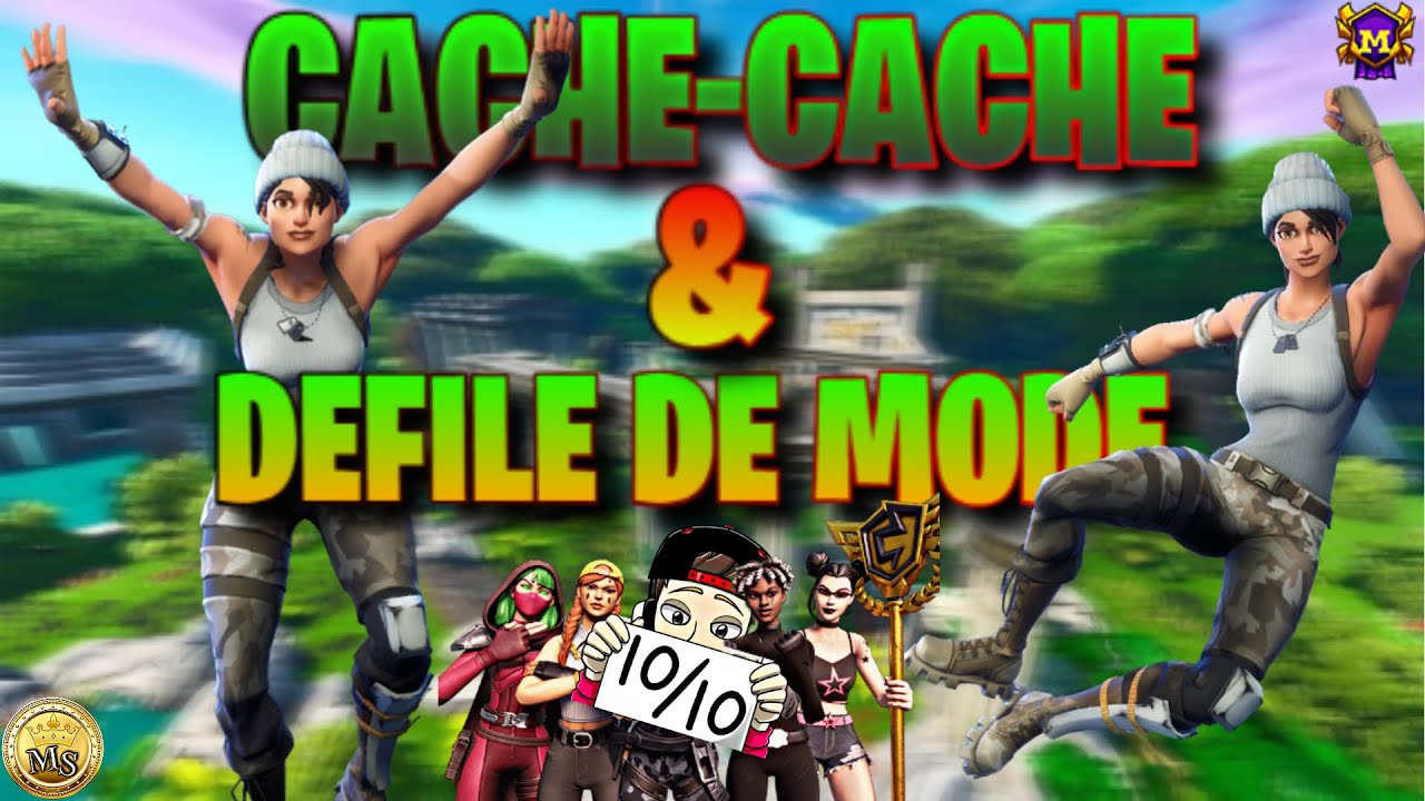 🔴FTN FR🔴 PP // DEFILE ET CACHE-CACHE JACK à DIT et COLOR SWITCH GAGNE DES V-BUCKS - YouTube