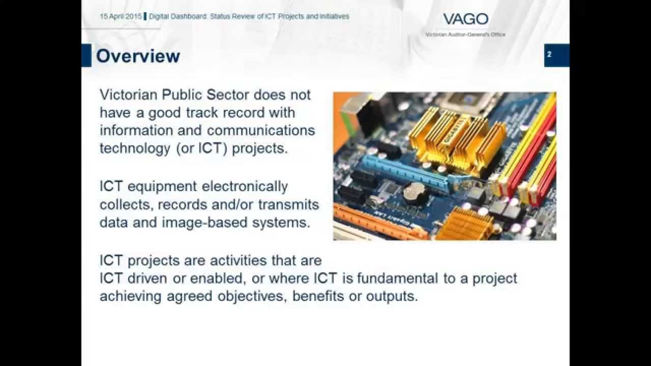 Digital Dashboard: Status Review of ICT Projects and Initiatives - YouTube