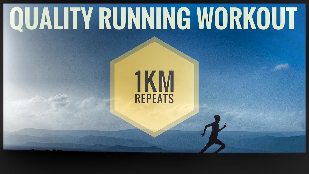 Quality Paced Running Workout | 1Km Repeats - YouTube