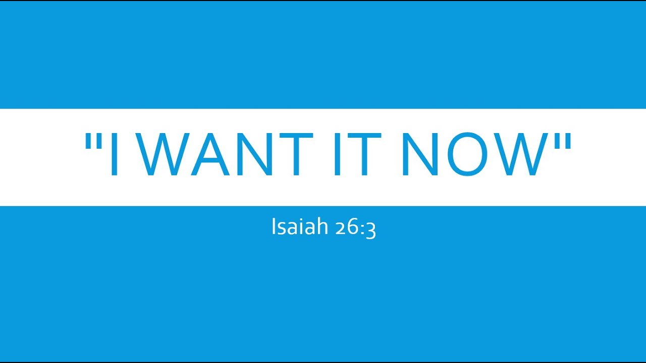 "I Want it Now" - YouTube