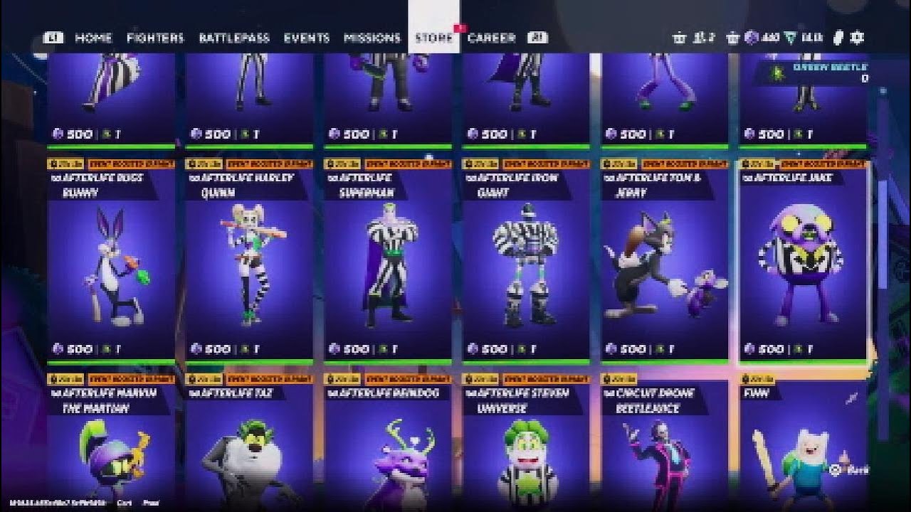 Multiversus. Detailed Look at All Items in the Green Beetle Shop ...