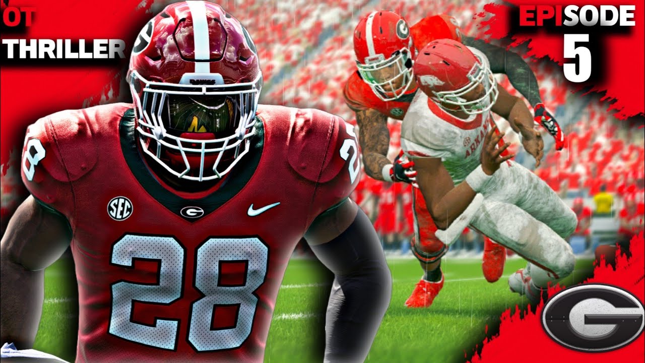 Ncaa Football 23 Revamped RTG|Ep.5 Overtime Thriller Against Arkansas ...