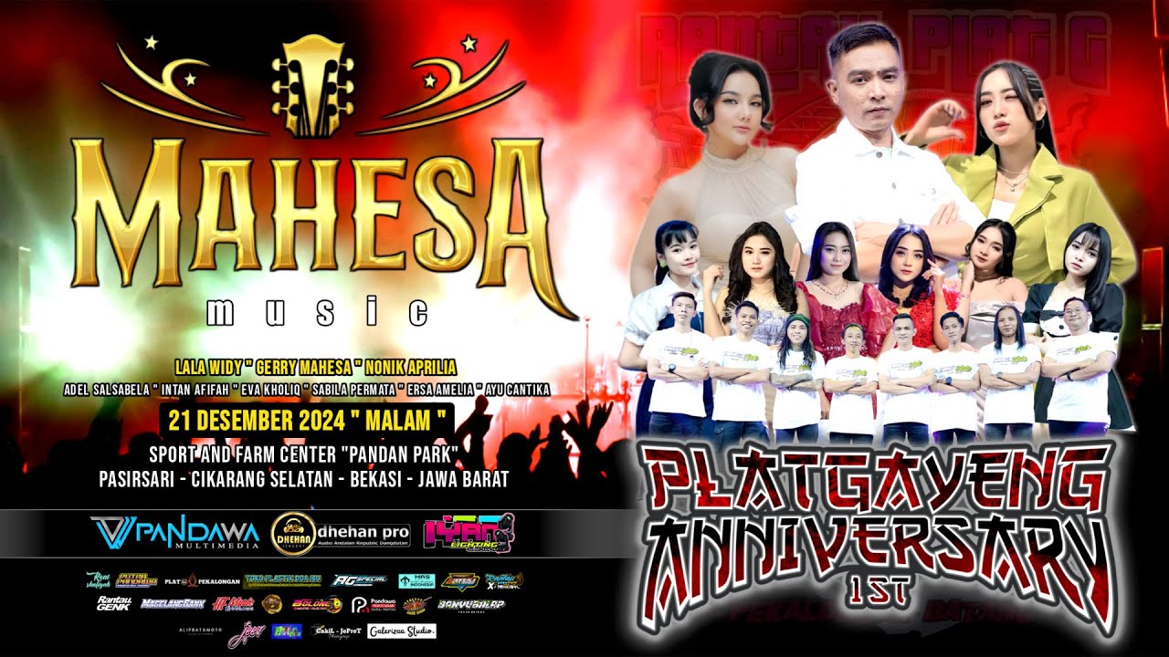 🔴 LIVE STREAMING (DELAY) MAHESA MUSIK X ANNIVERSARY PLATGAYENG Ke-1th ...