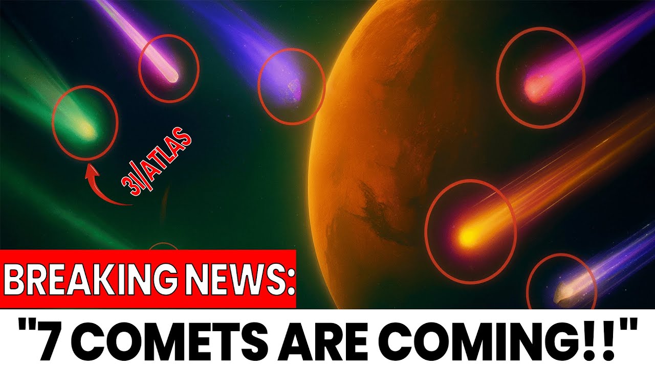 NASA on Alert: Seven Comets Are Diving In — 3I/ATLAS Has New Company ...