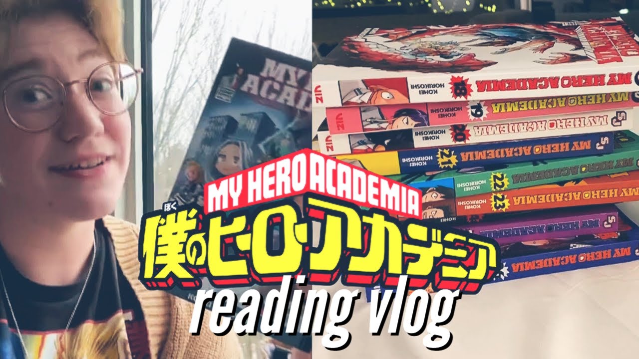 my hero academia | manga reading vlog - YouTube