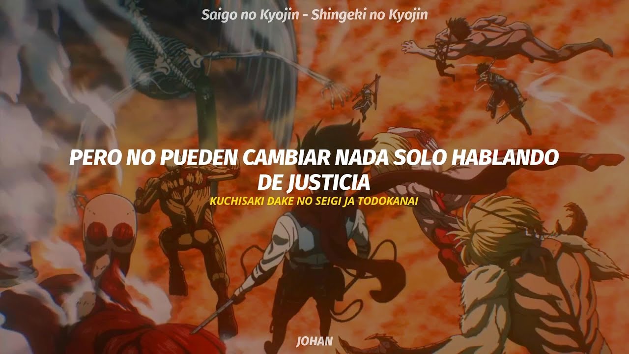 Shingeki no Kyojin: The Final Season Part 4 OP Full | Saigo no Kyojin ...
