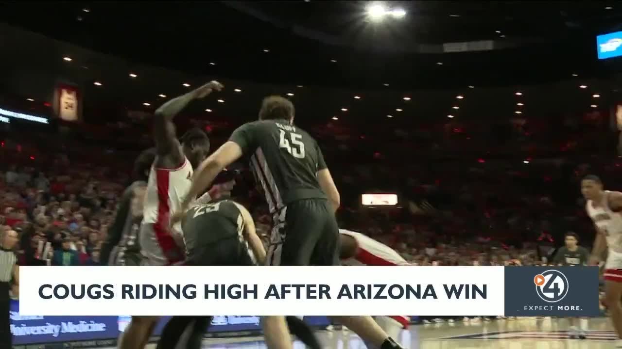 Cougs riding high after Arizona Win - YouTube