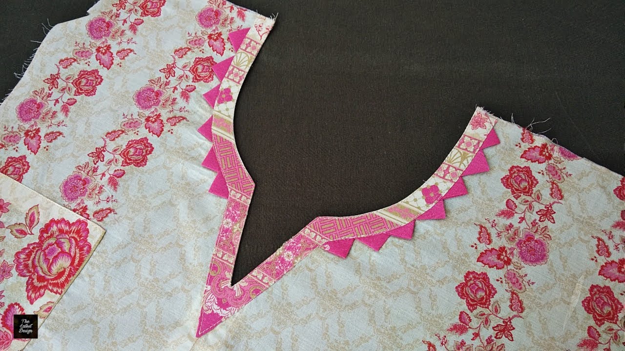 How to make beautiful neck design🔥 - YouTube