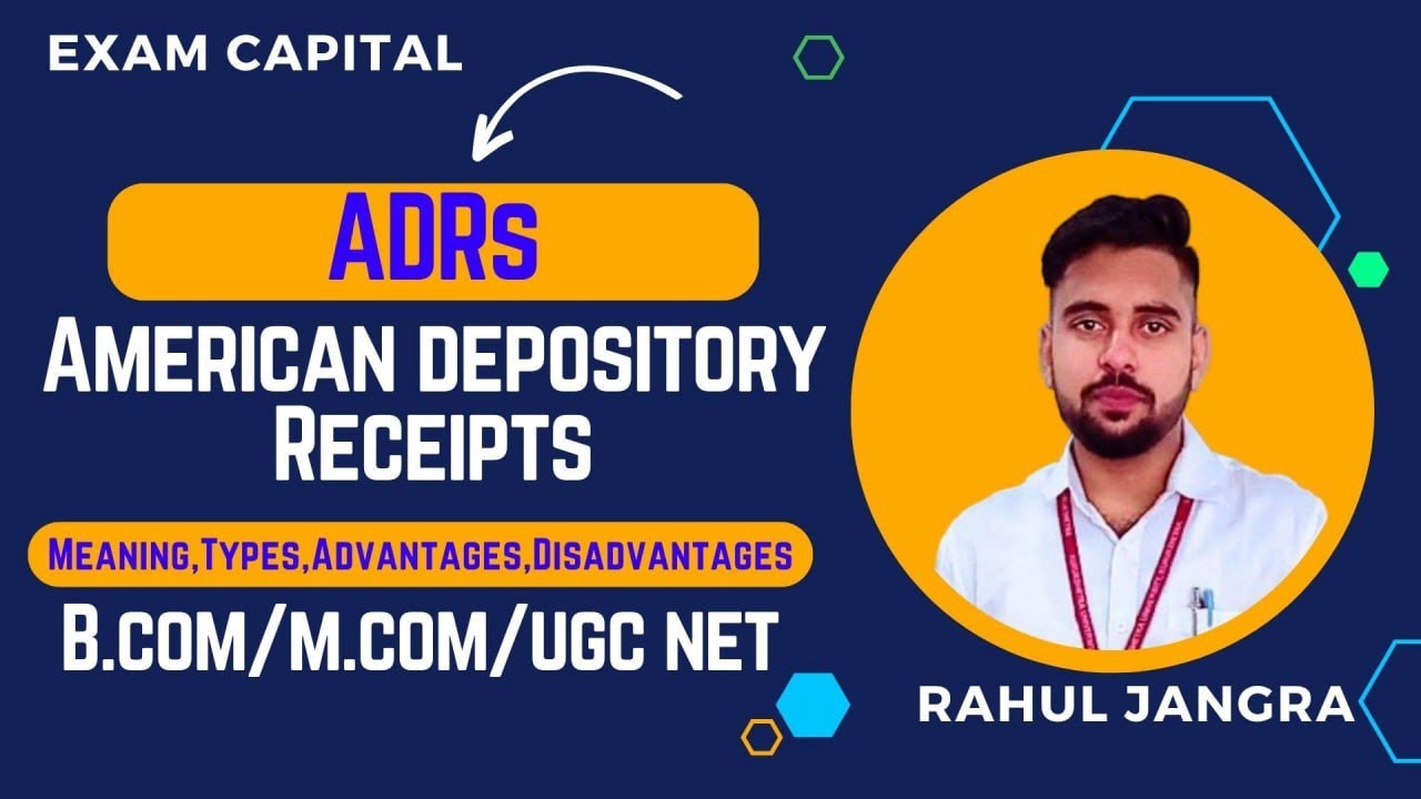 ADR|American Depository Receipts|Meaning, Types, Advantages ...