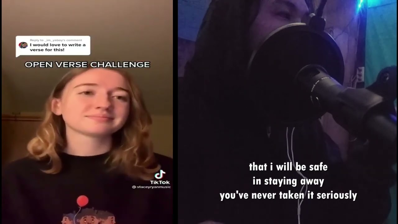 Stacy Ryan open verse challenge tiktok duet/ rap verse written by eljun ...