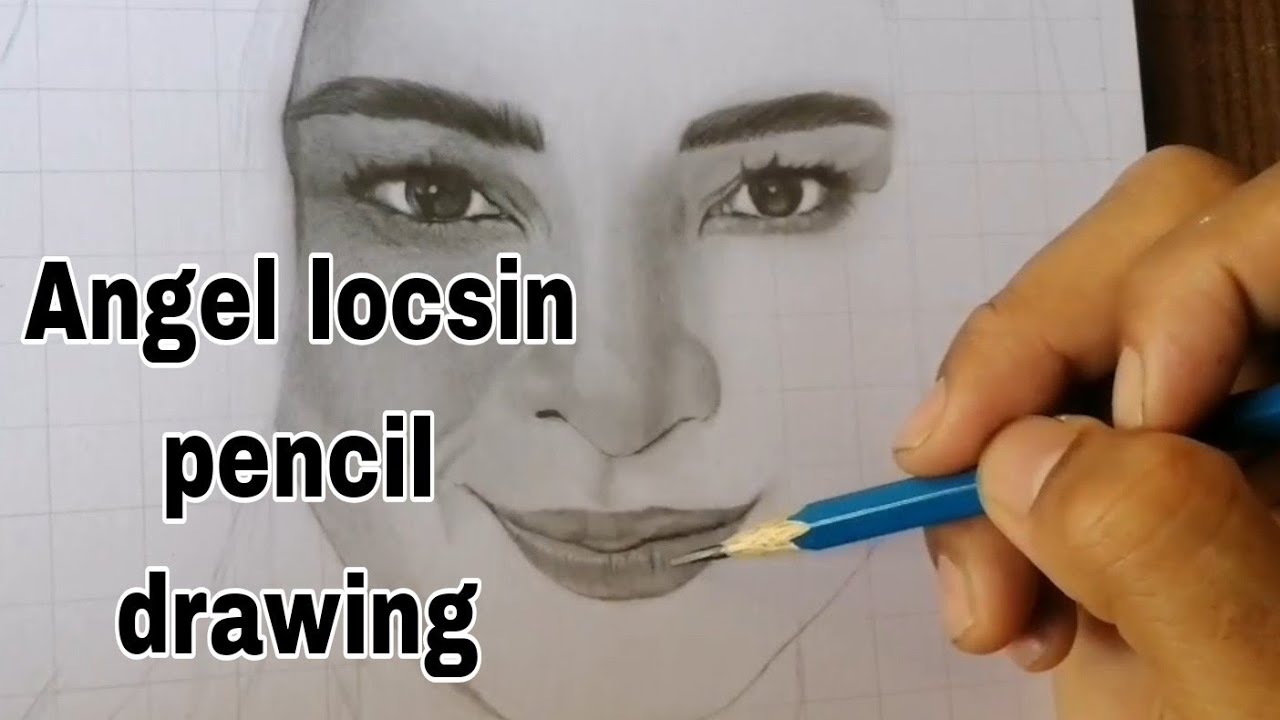 How to Draw Angel locsin Pencil Drawing time-lapse - YouTube