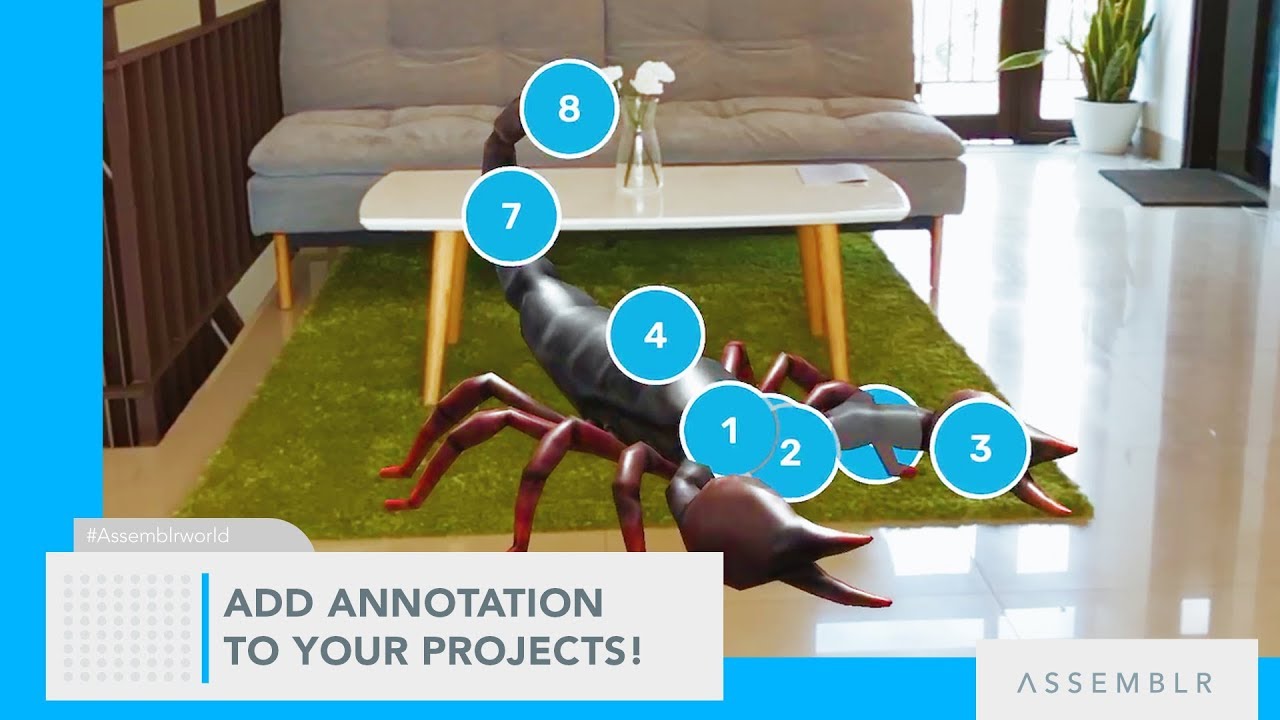 ADD ANNOTATION TO YOUR PROJECTS! Assemblr - YouTube