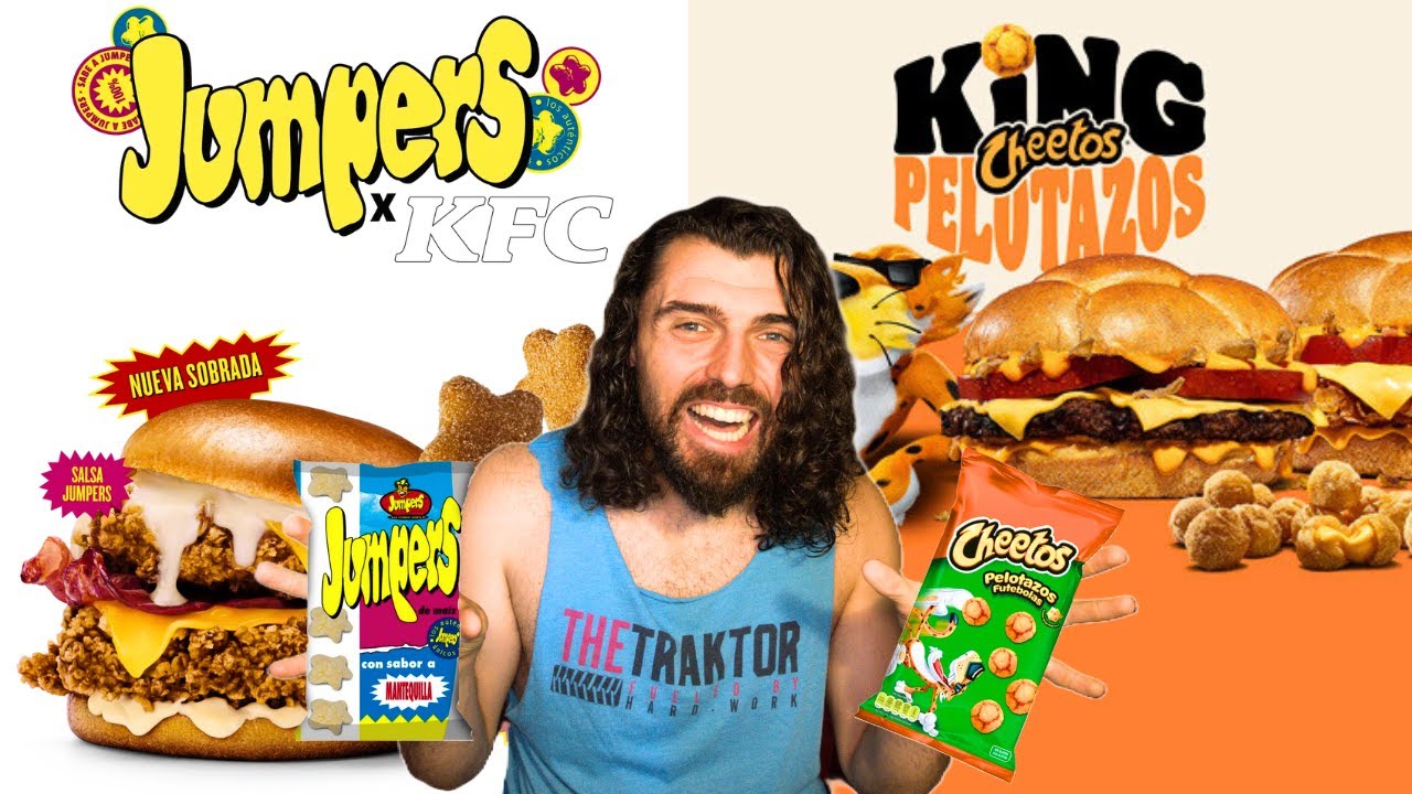 Probando los menus mas virales Jumpers VS Chetos - YouTube