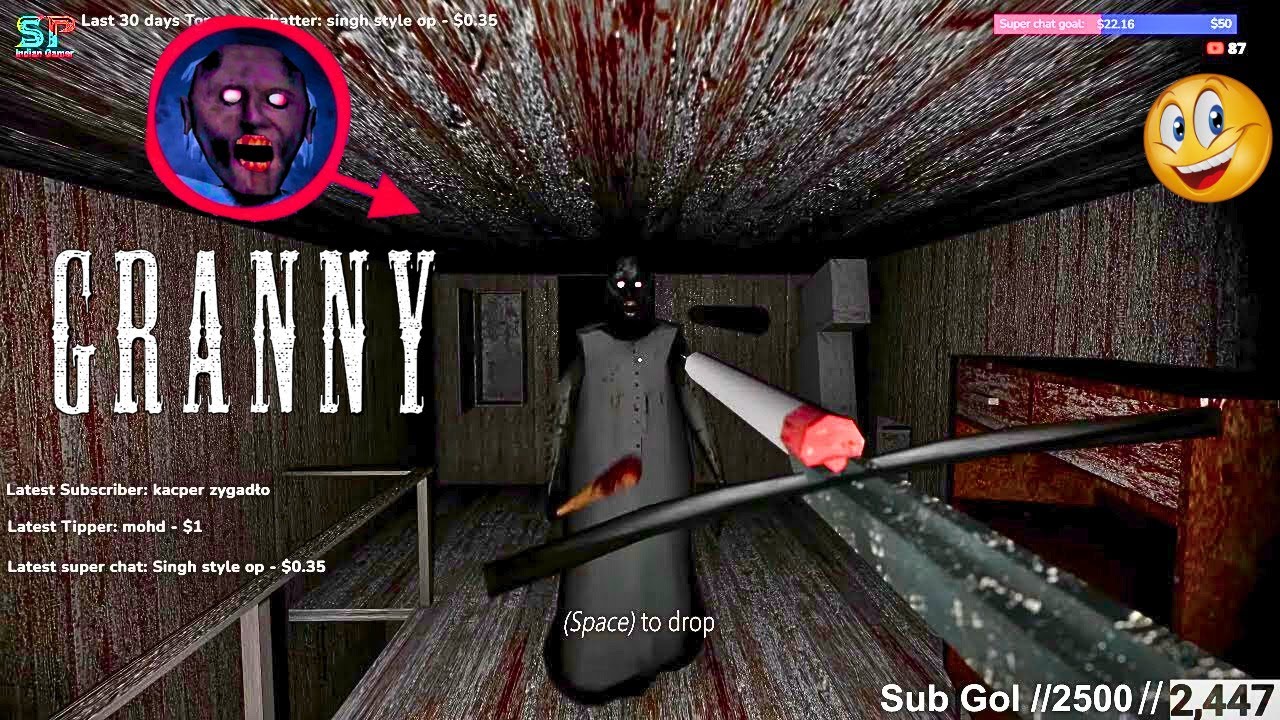Granny 1/2/ Live Stream || Difficulty Normal & Hard || Horror Escape ...