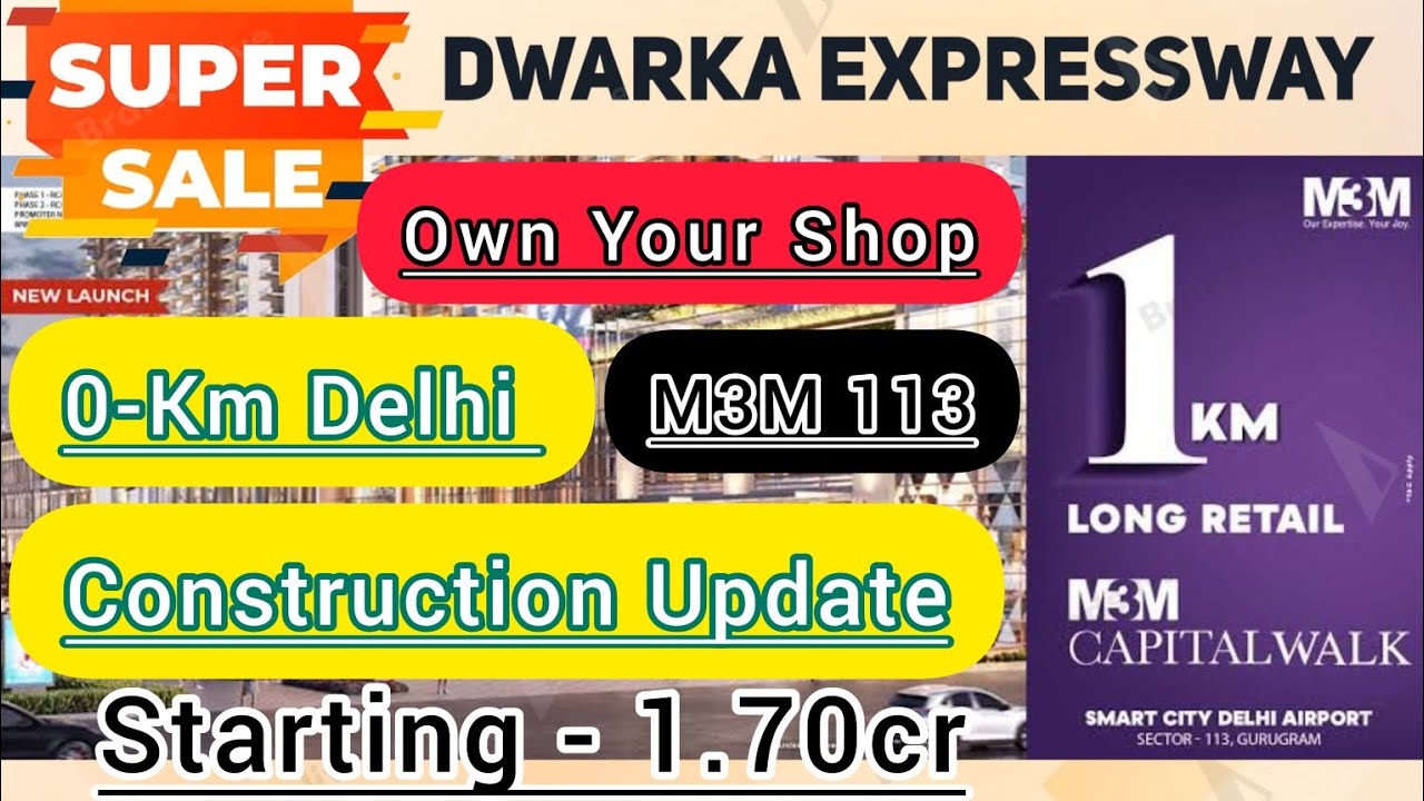 M3M Capital Walk Sec.113 Commercial Shop Available Best Price ...