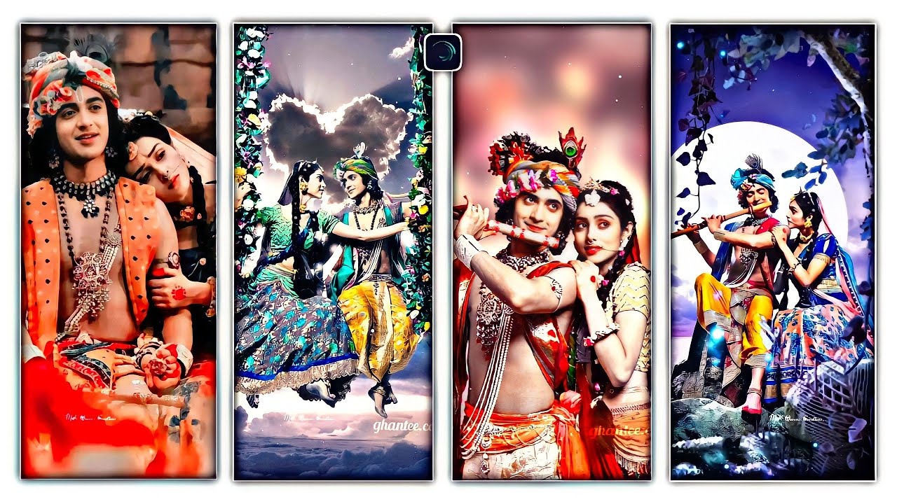 Radha Krishna video editing alight motion kannada @mkqueenscreations ...