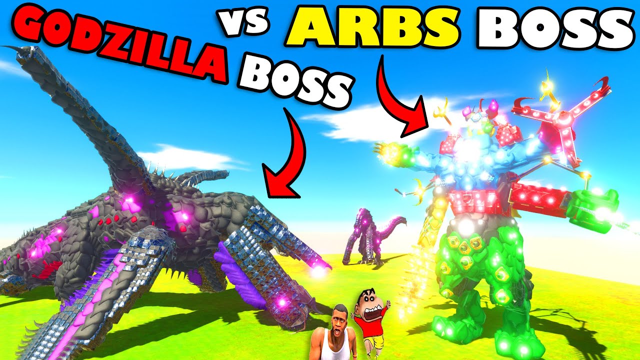 UNDEFEATED GODZILLA BOSS vs UNDEFEATED ARBS BOSS CHOP and SHINCHAN in ...