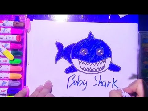 VẼ BABY SHANK... HOW TO DROW BABY SHANK - YouTube