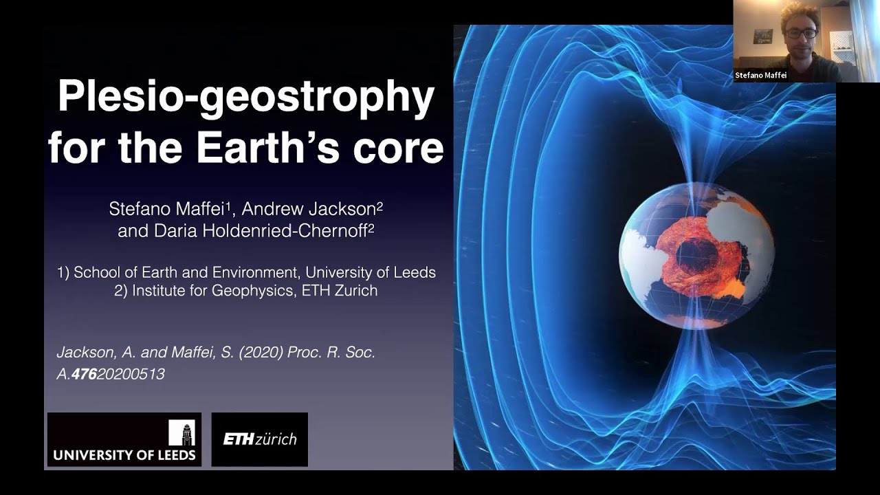 Plesio-geostrophy for the Earth’s core - Stefano Maffei - YouTube