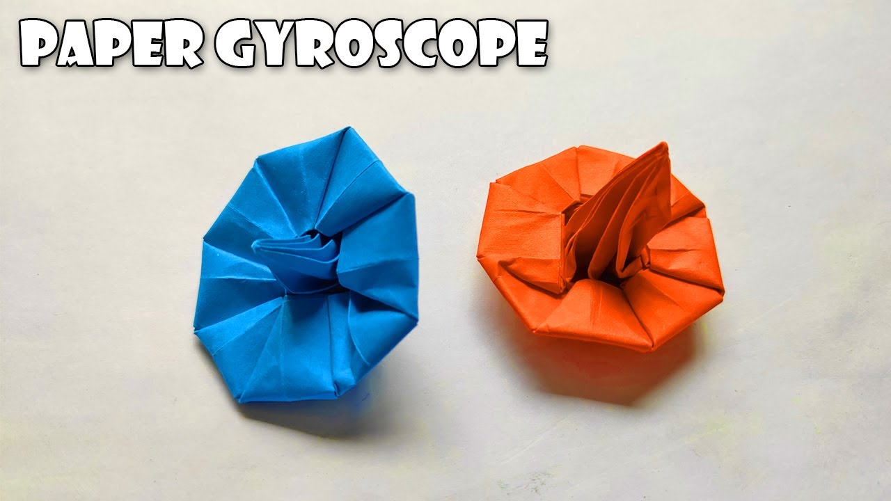 paper Gyroscope | how to make easy paper lattu | Paper lattu easy - YouTube