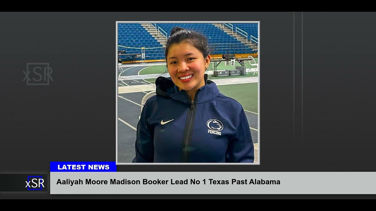 Aaliyah Moore Madison Booker Lead No 1 Texas Past Alabama - YouTube