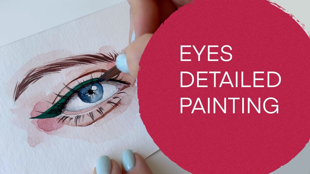 How to draw detailed captivating eyes - YouTube