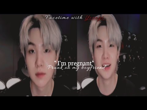 Min Yoongi imagine : prank on my boyfriend. (facetime confession)