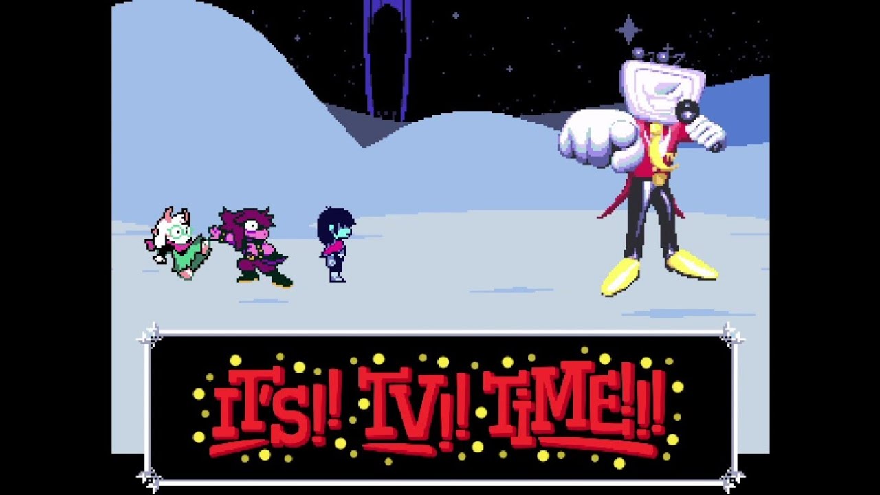 Tenna BOSS (It's TV Time!) deltarune chapter 3 - YouTube
